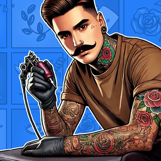 دانلود بازی Tattoo Studio Simulator + Mod هک شده برای اندروید - مودینگ گیم